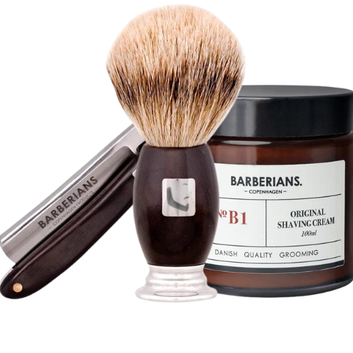 Køb Barberians Cph Straight Razor Barbersæt | Dag-til-dag levering